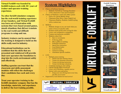 Home - Virtual Forklift Simulator Training